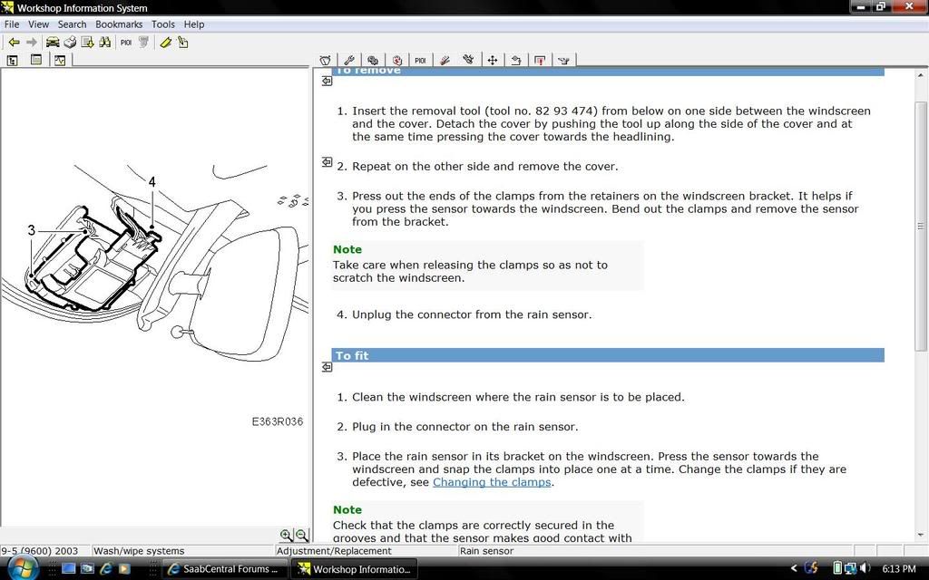 Rain Sensing Wipers Issue | SaabCentral Forums