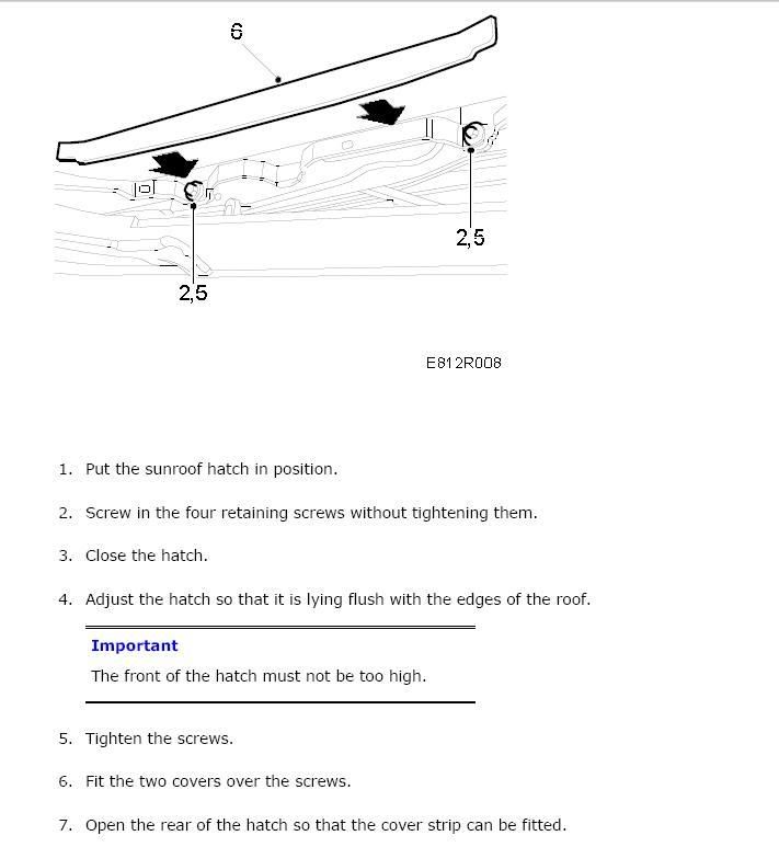 How to adjust moonroof position in closed position? | SaabCentral Forums