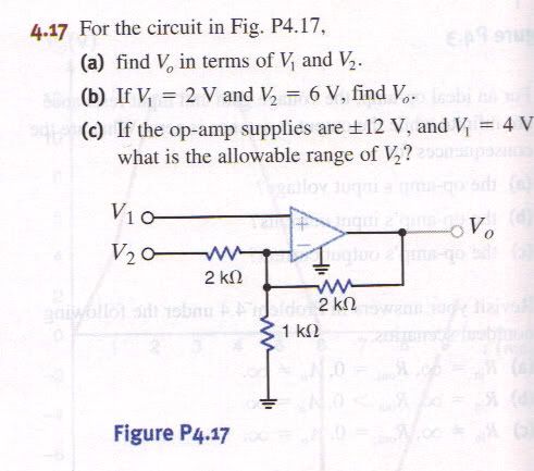 Solved For the circuit in ,find V0 in terms of V, and V2. | Chegg.com