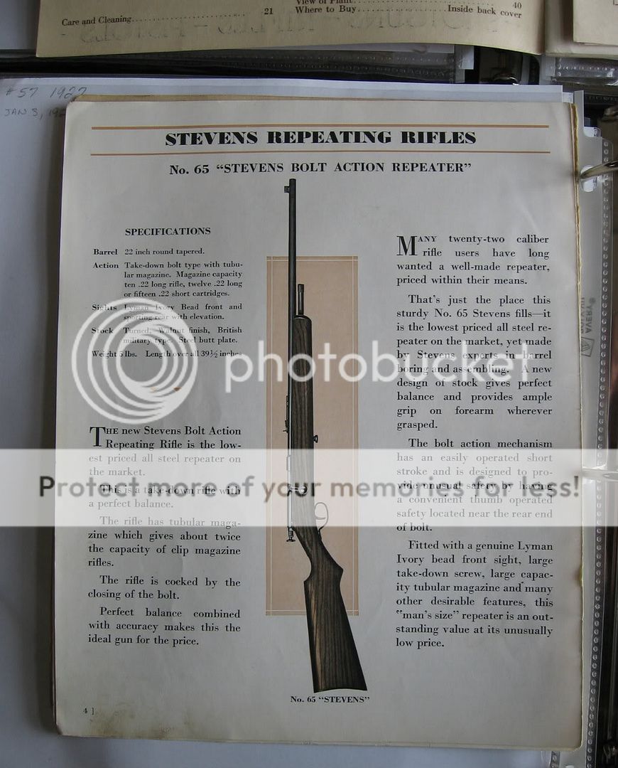 Old J. Stevens Tube Feed .22 early or pre 66 | Rimfire Central Firearm ...