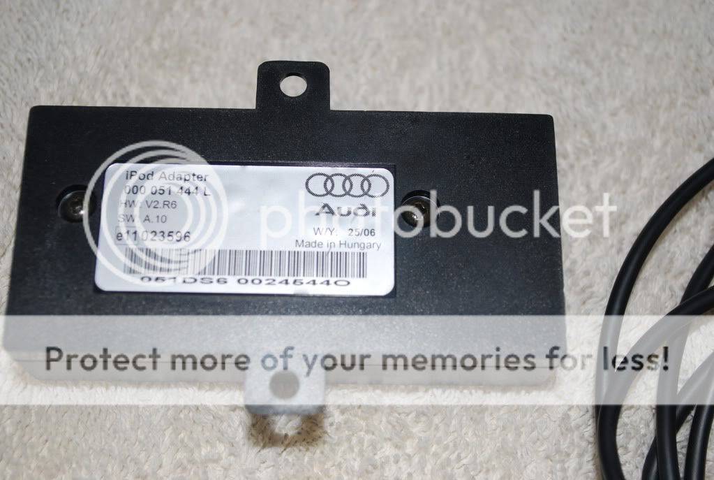 FS-OEM AUDI IPod Interface | VW Vortex - Volkswagen Forum