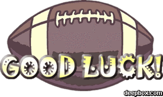 Good Luck Football gif by ShawnBark | Photobucket