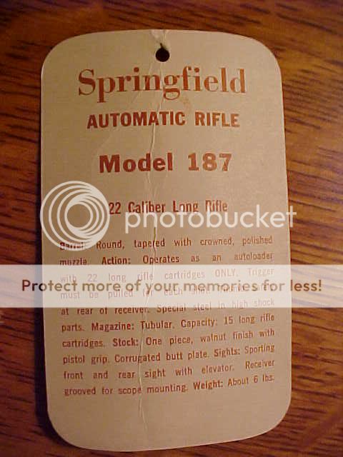 Savage/Springfield Model 187 instructions... | Rimfire Central Firearm ...