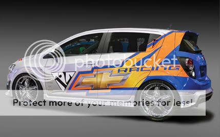 2012 2013 Chevrolet Sonic Hatchback High Rise Rear Spoiler 3dCarbon