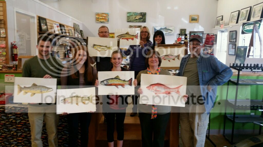 Duane Hada Painting Class _ March 7 – The Ozark Fly Fisher Journal