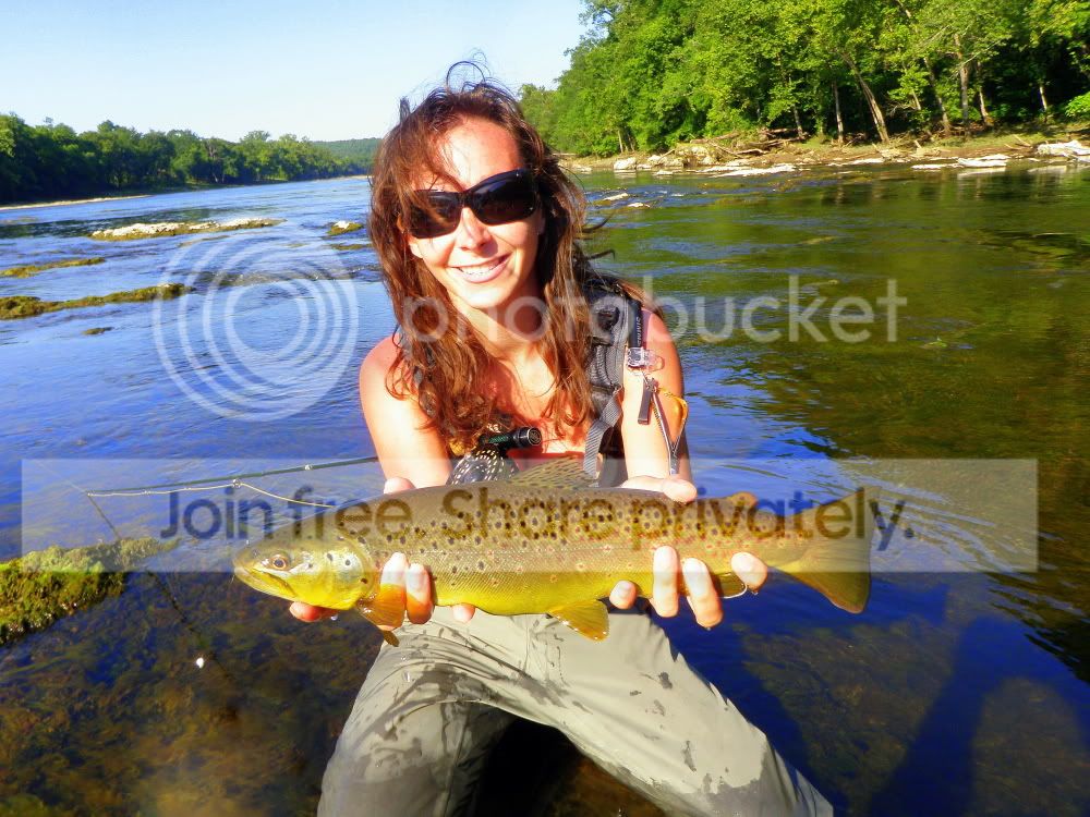Little Woman, Big Trout On Low Water – The Ozark Fly Fisher Journal